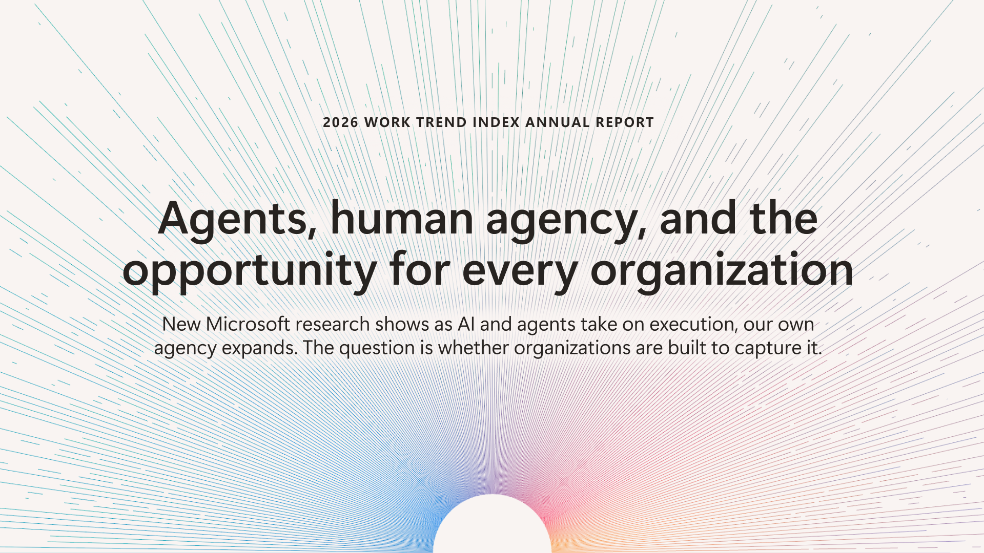 Agents, human agency, and the opportunity for organizations